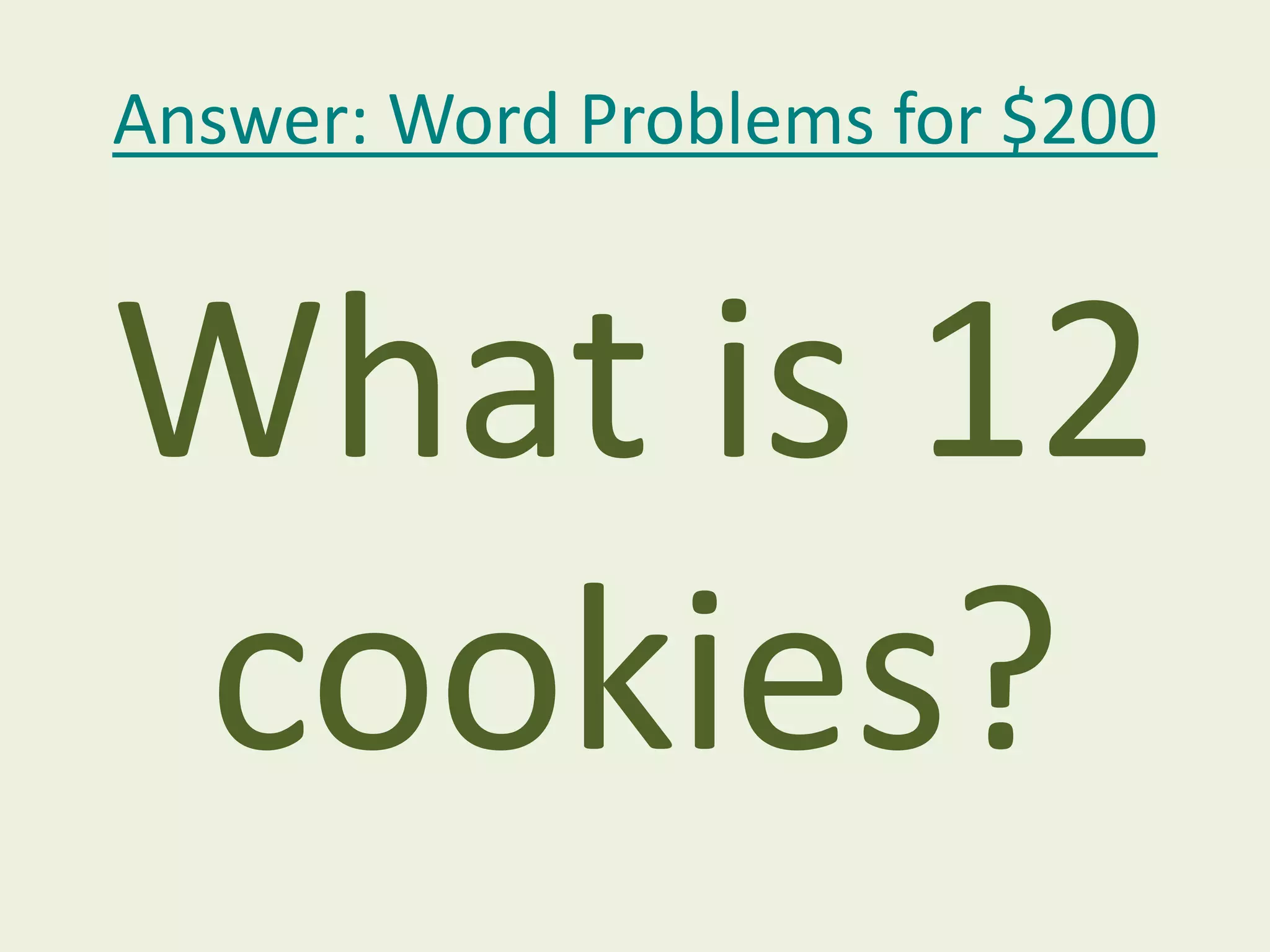 2nd - 3rd Grade Math Review Jeopardy | PPTX