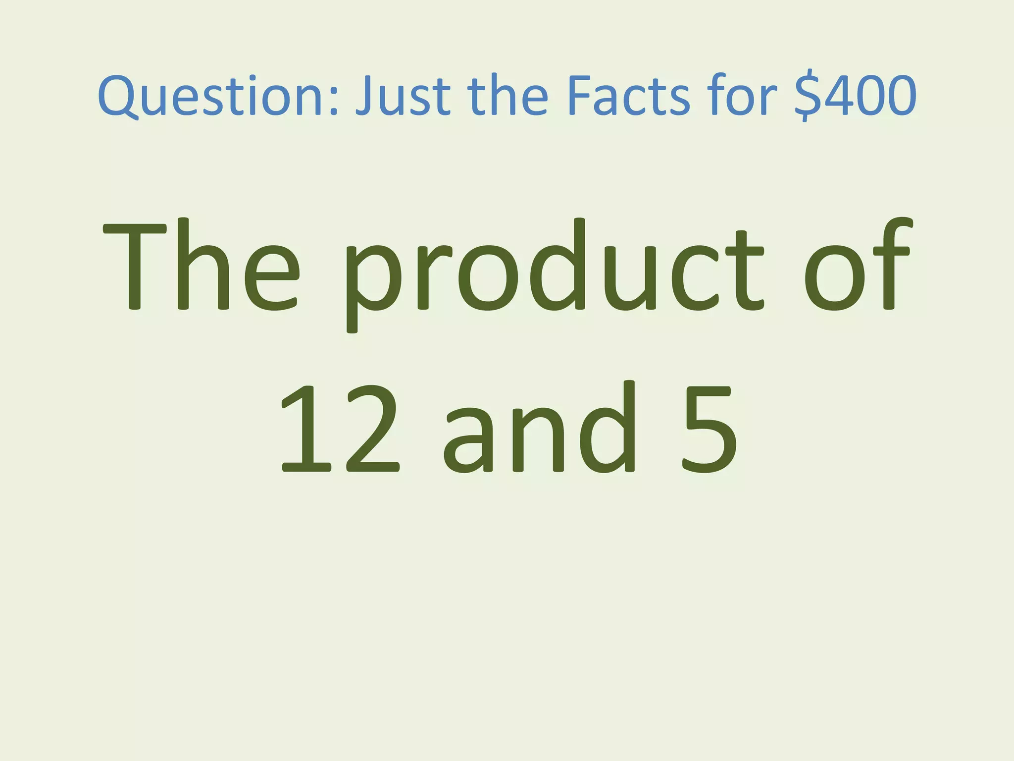 2nd - 3rd Grade Math Review Jeopardy | PPTX