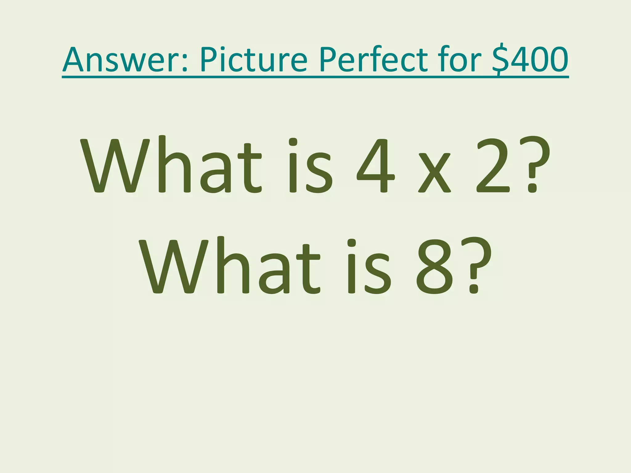 2nd - 3rd Grade Math Review Jeopardy | PPTX