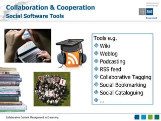 Collaborative Content Management in E-learning | PPS