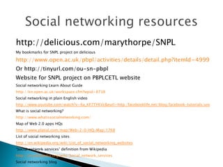 Edmedia2009 Thorpe Social Networkingv1v1 | PPT