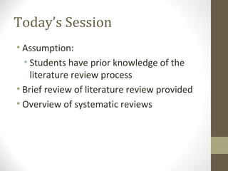 Edmedia2011 lit.sys.review | PPT