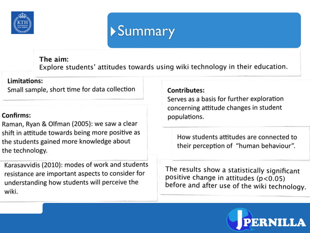 Attitude Changes When Using Wikipedia in Higher Education | PPT