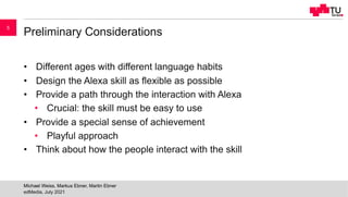 Speech-based Learning with Amazon Alexa | PPT