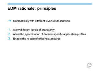 Mapping cross-­domain metadata to the Europeana Data Model (EDM) - EDM ...