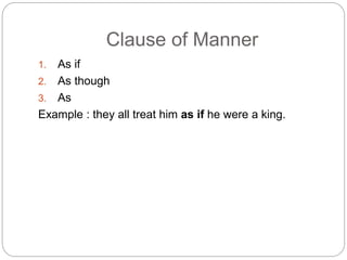 Adverbial Clause | PPTX