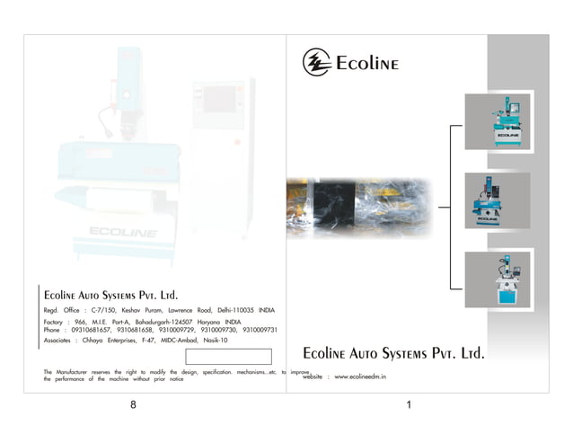 Edm Machine catalog | PPT