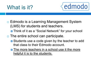 What is Edmodo? | PPTX