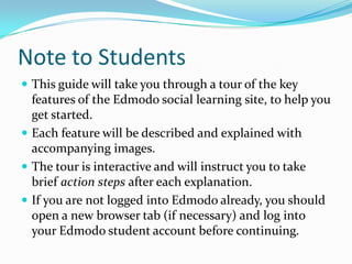 Edmodo Basics | PPTX