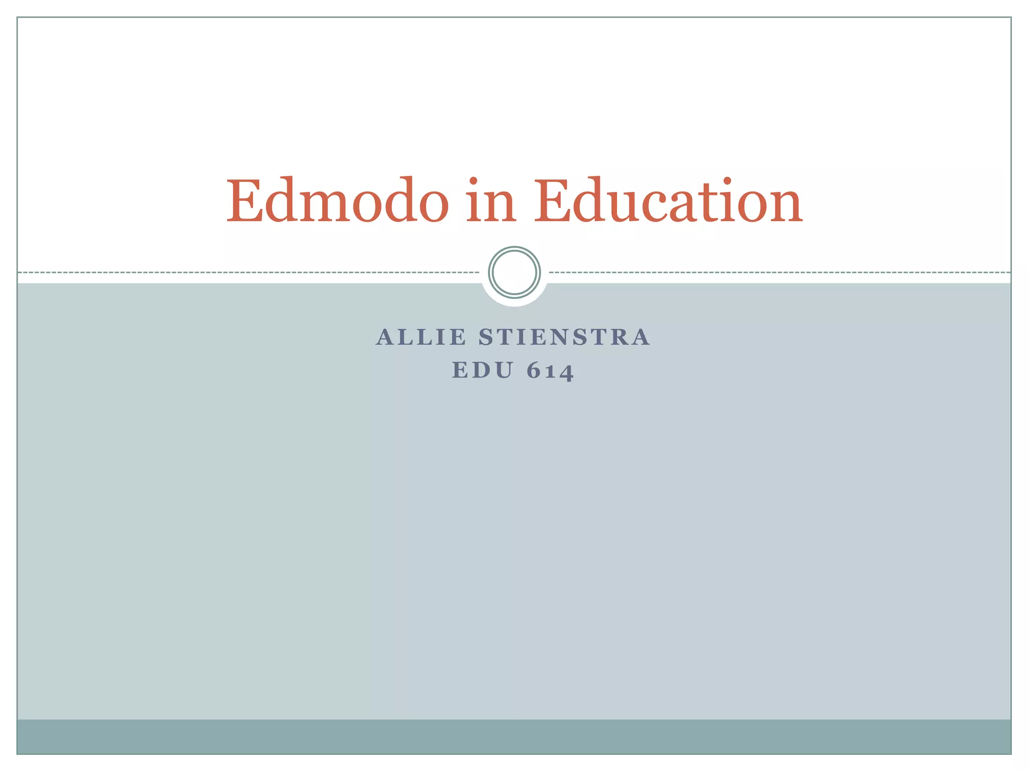 Edmodo | PPTX | Education