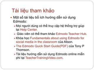 Gioi thieu ve Edmodo | PPT