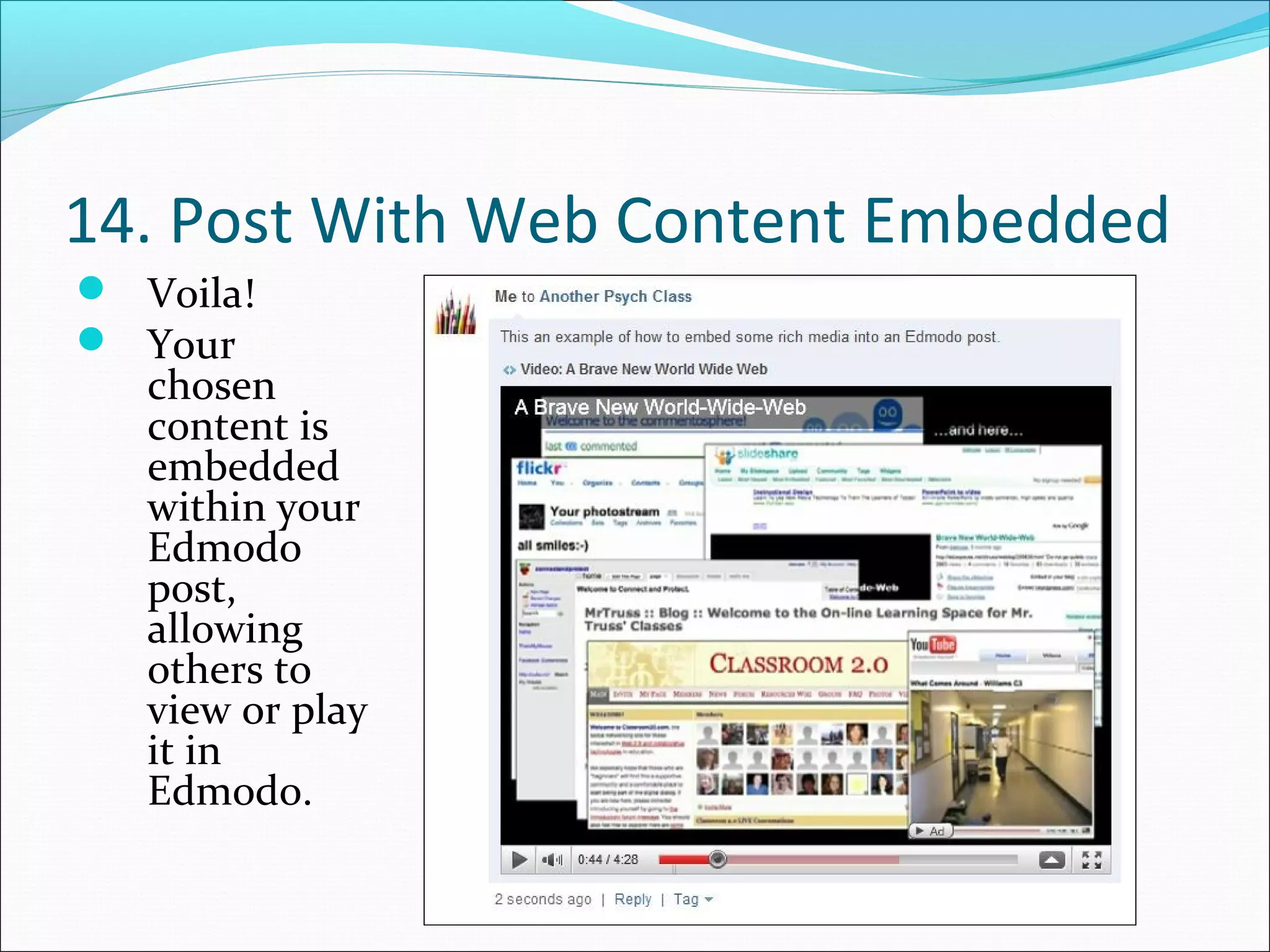 EDMODO - A Student Quick-Start Guide | PPT | Internet for Beginners ...