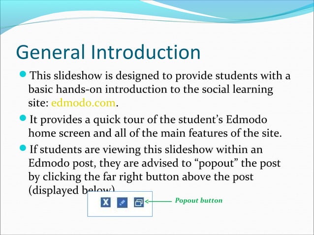 EDMODO - A Student Quick-Start Guide | PPT | Internet for Beginners | Internet