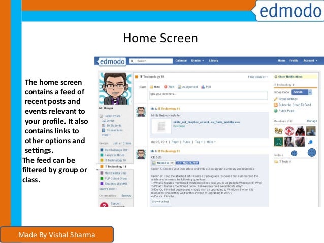 Edmodo app Tutorial For Students