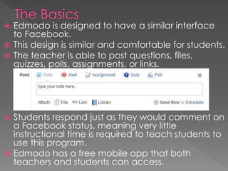 Edmodo Presentation for MSA Conference | PPT