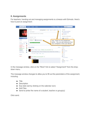 Edmodo for teachers guide | PDF