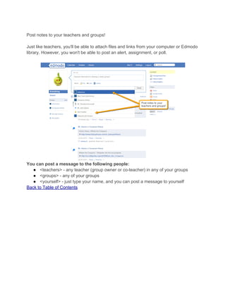 Edmodo for teachers guide | PDF