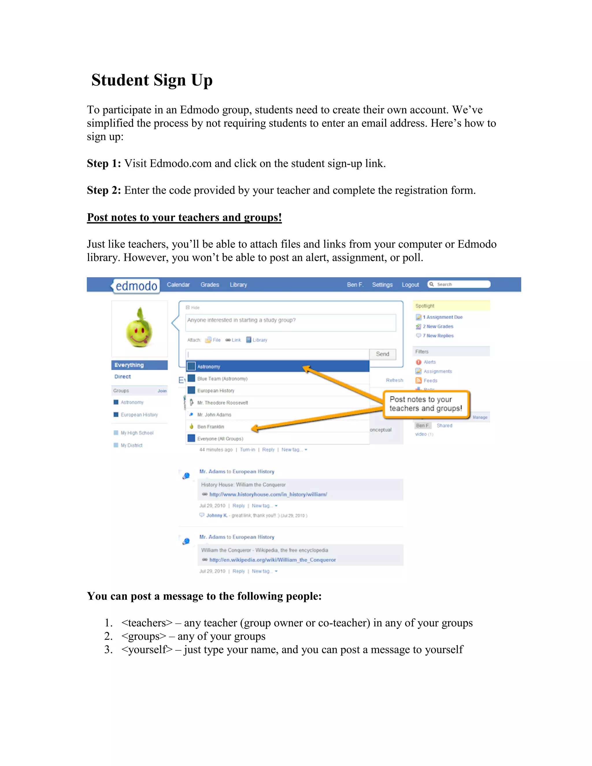 Edmodo For Teachers Guide | PDF | Computing | Technology & Computing