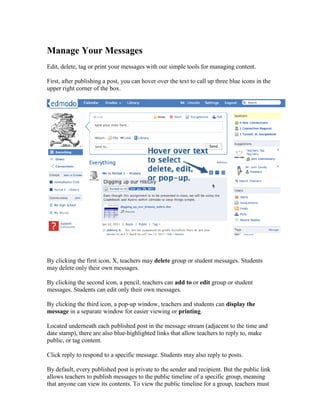 Edmodo For Teachers Guide | PDF | Computing | Technology & Computing