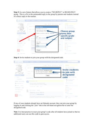 Edmodo For Teachers Guide | PDF | Computing | Technology & Computing