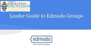 Edmodo guide | PPT