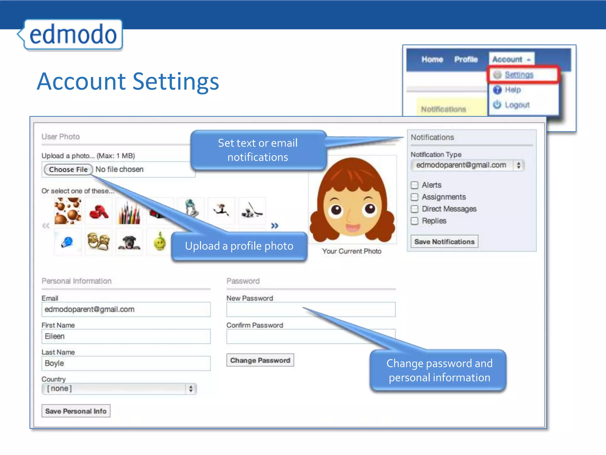 Edmodo parent accounts-1 | PPT | Free Download