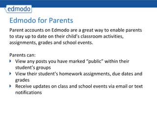 Edmodo parent accounts-1 | PPT