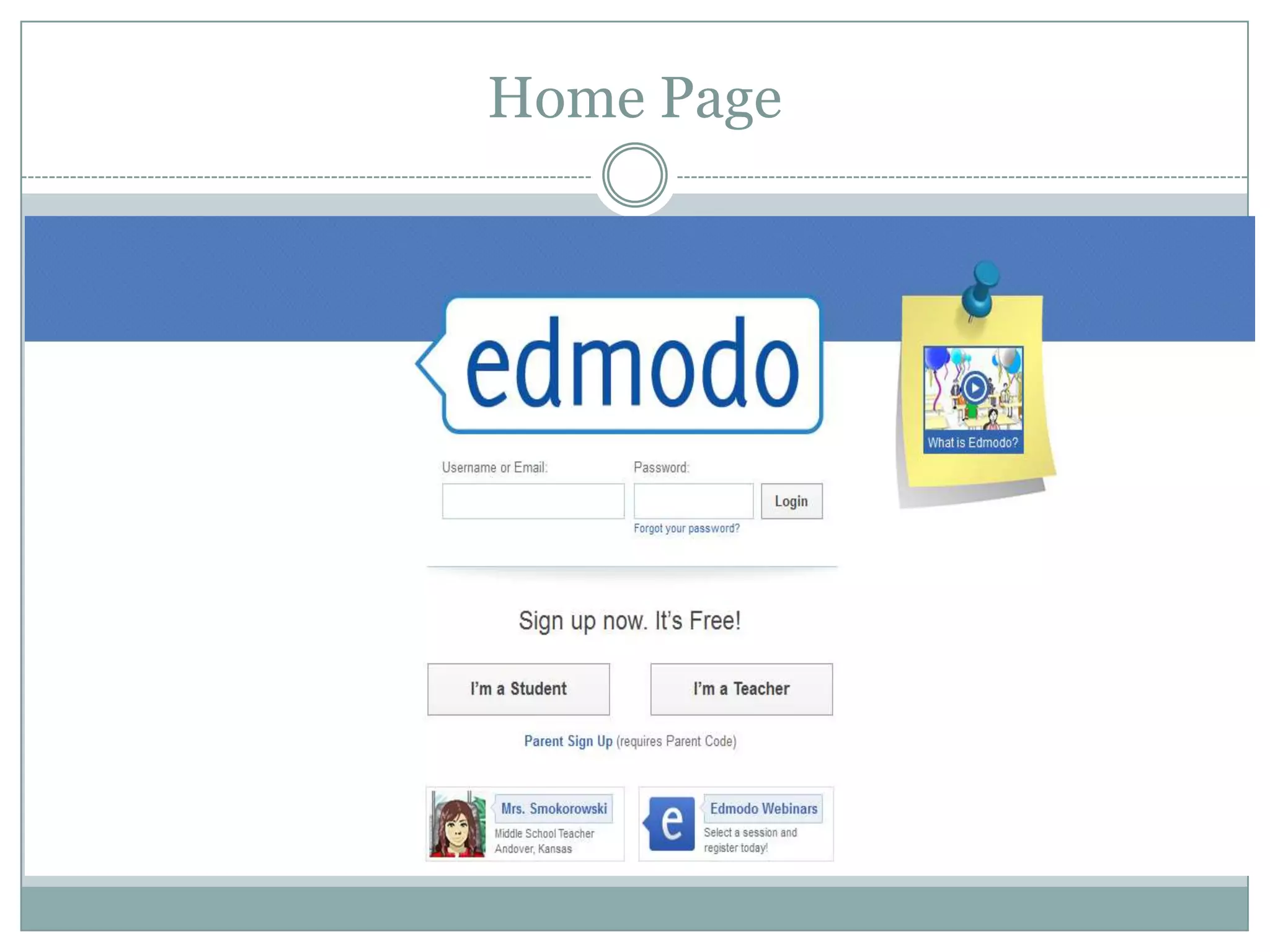 Edmodo presentation | PPTX