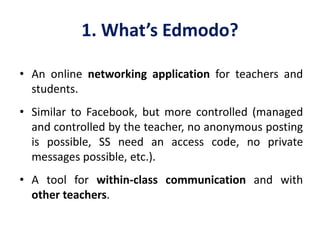 Edmodo presentation | PPTX