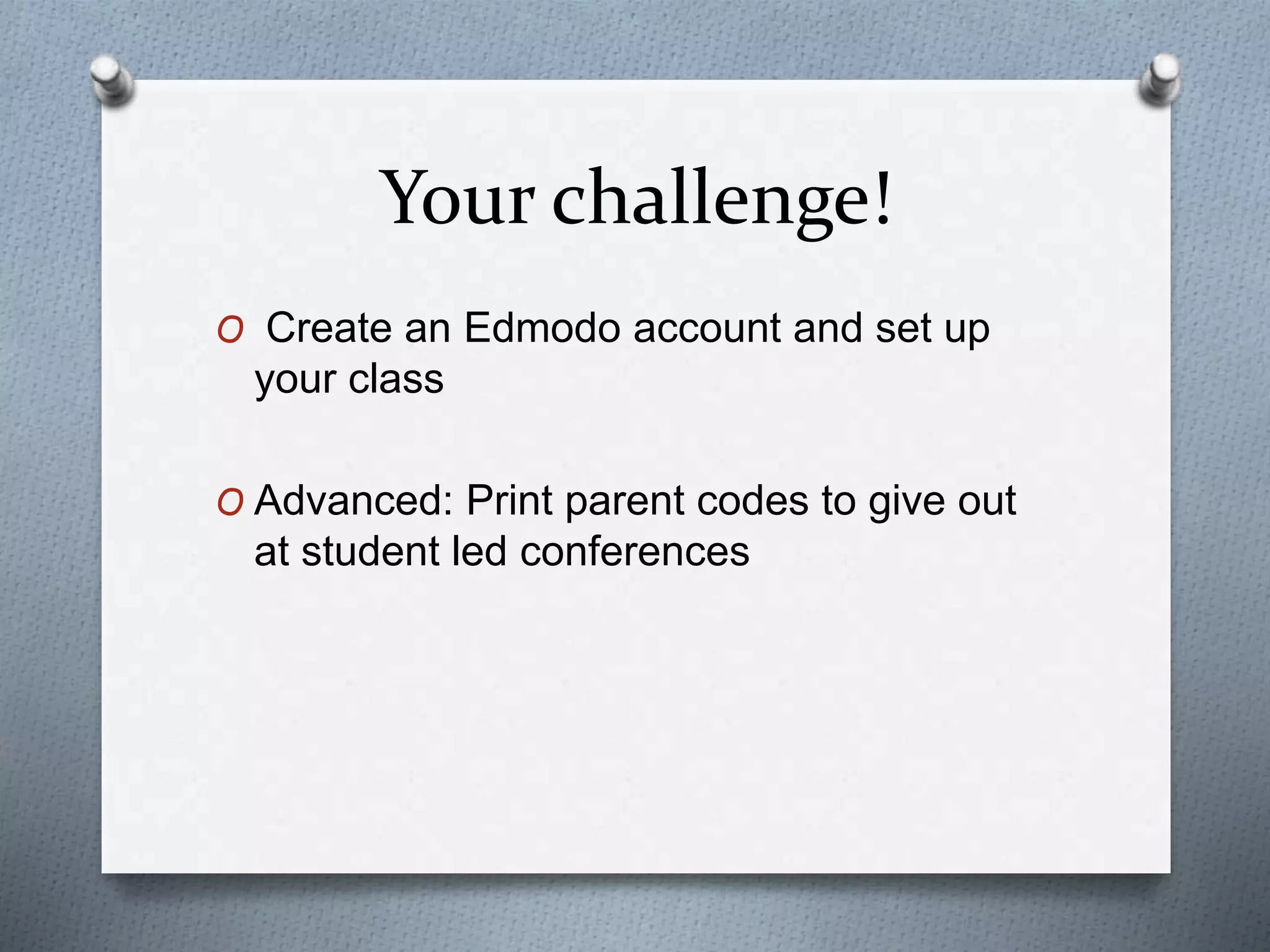 Introduction to Edmodo | PPTX | Homework and Study | Education