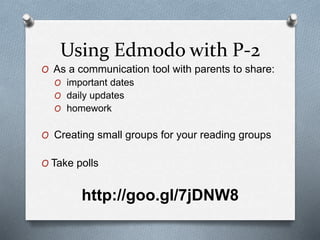 Introduction to Edmodo | PPTX