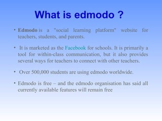 Edmodo presentation file | PPT