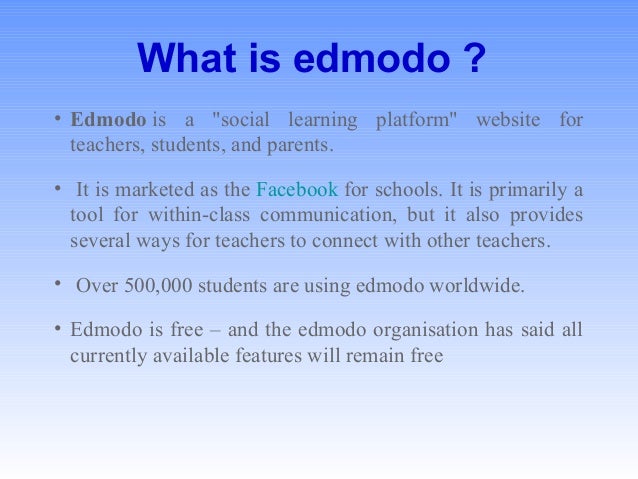 Edmodo presentation file