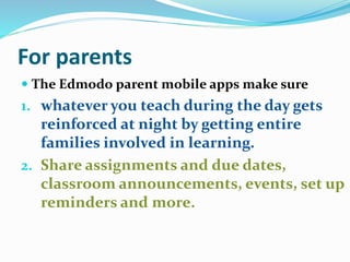Edmodo presentations | PPT
