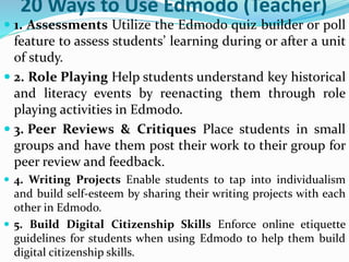 Edmodo presentations | PPT
