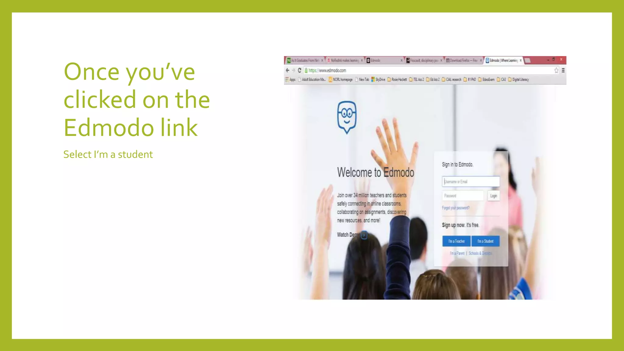 Edmodo – signing up | PPTX