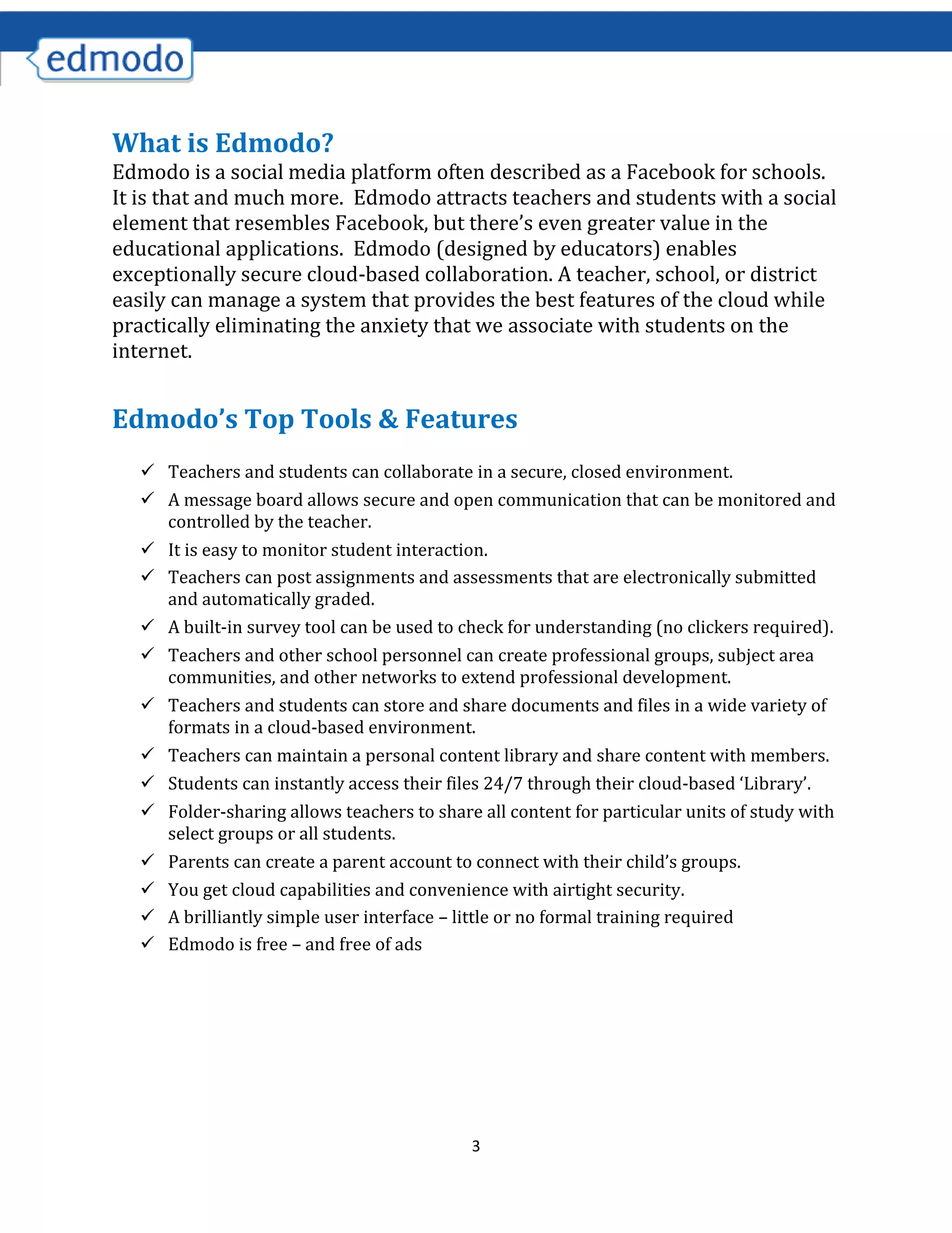 Edmodo teacher guide | PDF