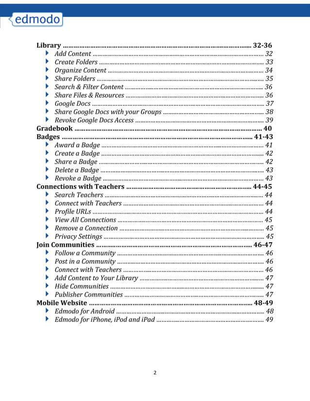 Edmodo teacher guide | PDF