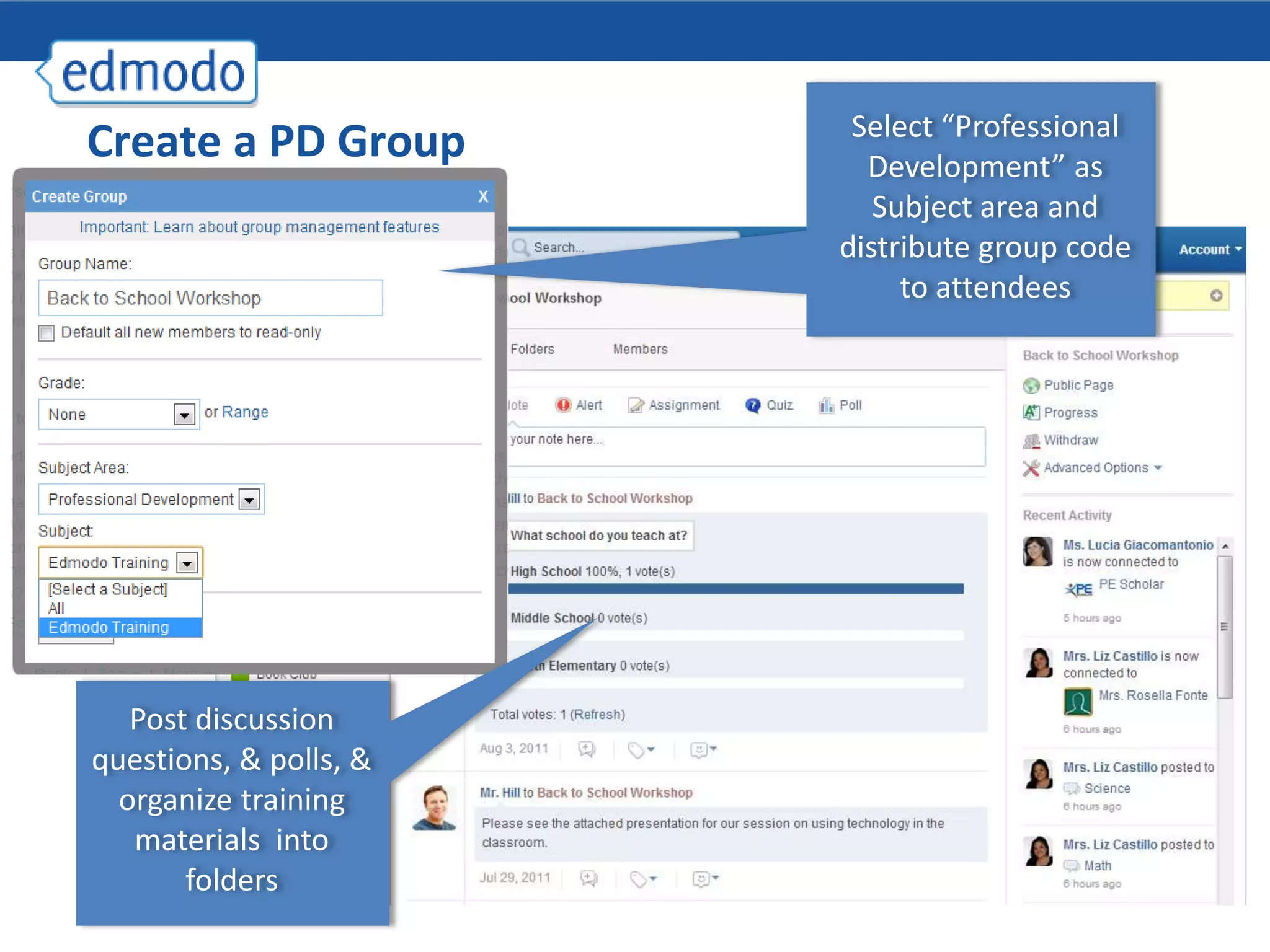 Edmodo training | PPT