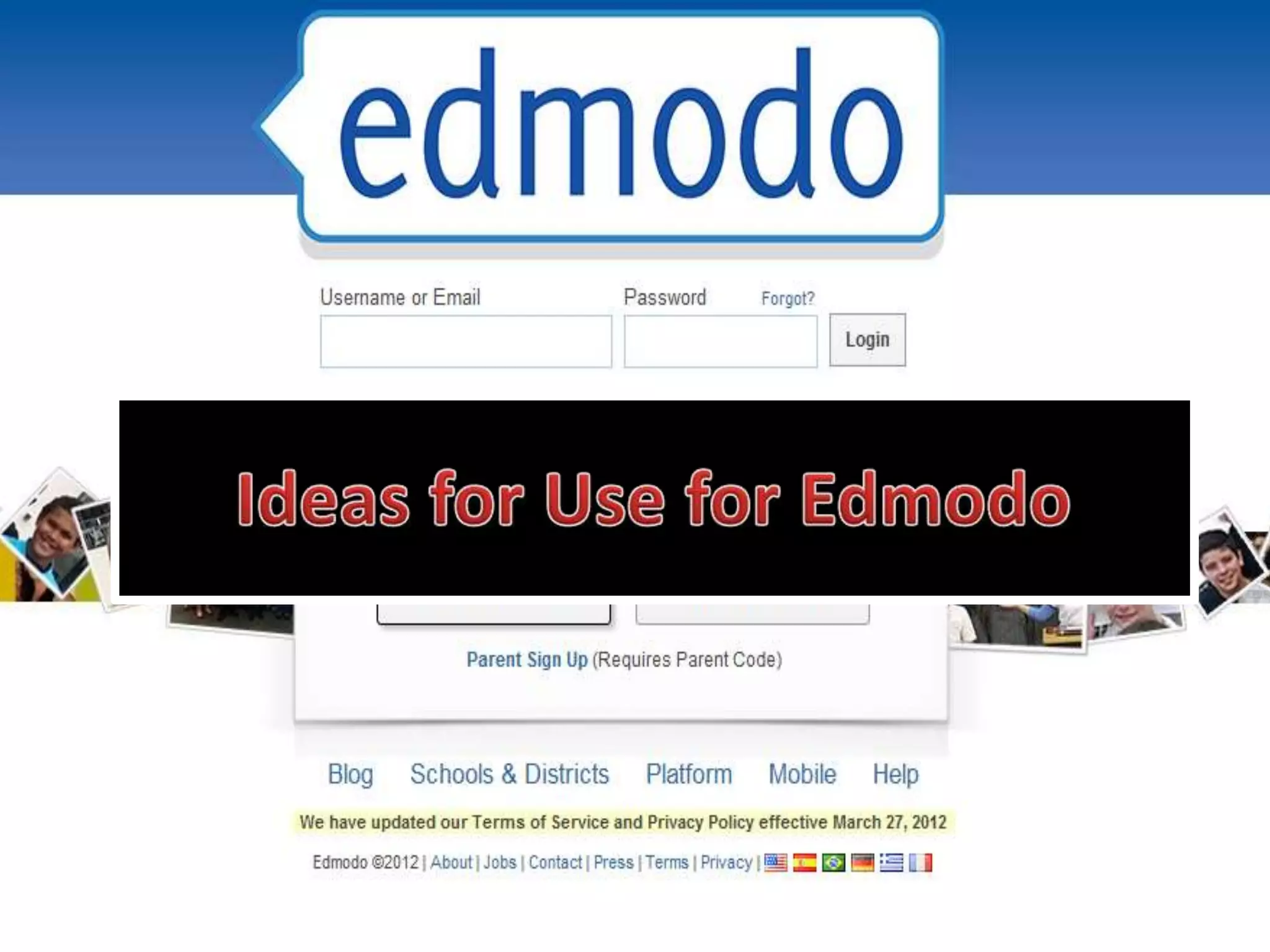 Edmodo training 7 - mobile apps and ideas for edmodo use | PPT