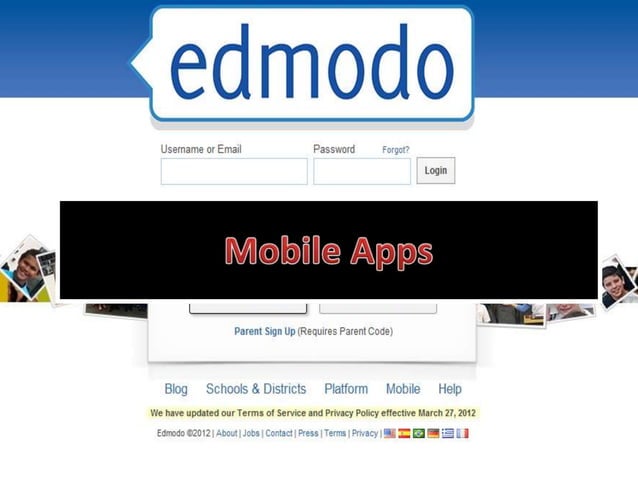 Edmodo training 7 - mobile apps and ideas for edmodo use | PPT