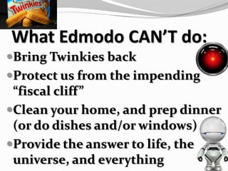 Edmodo training session i | PPTX