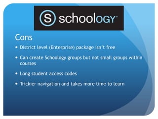 Edmodo vs schoology | PPTX