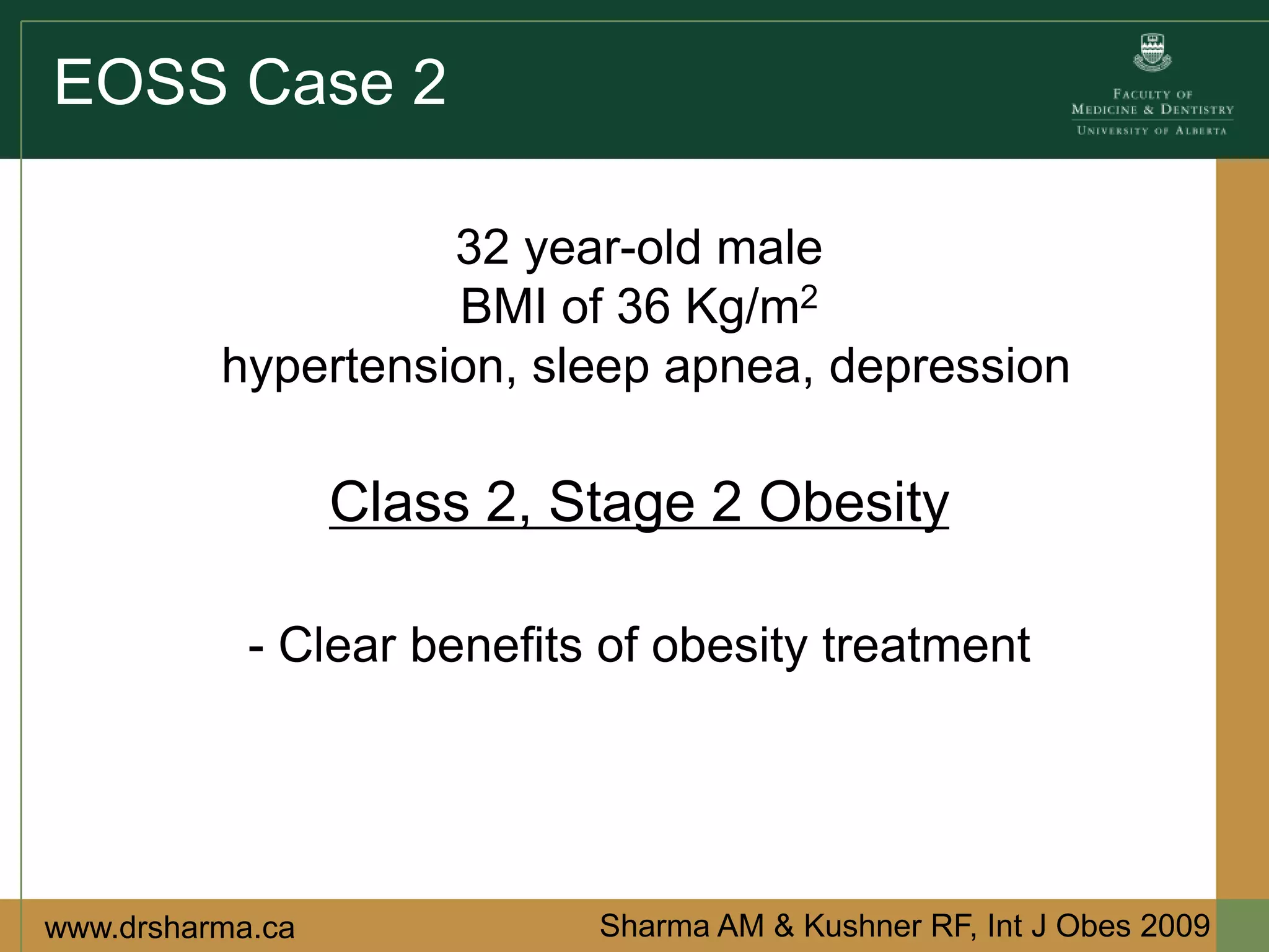 Edmonton obesity staging system | PPTX
