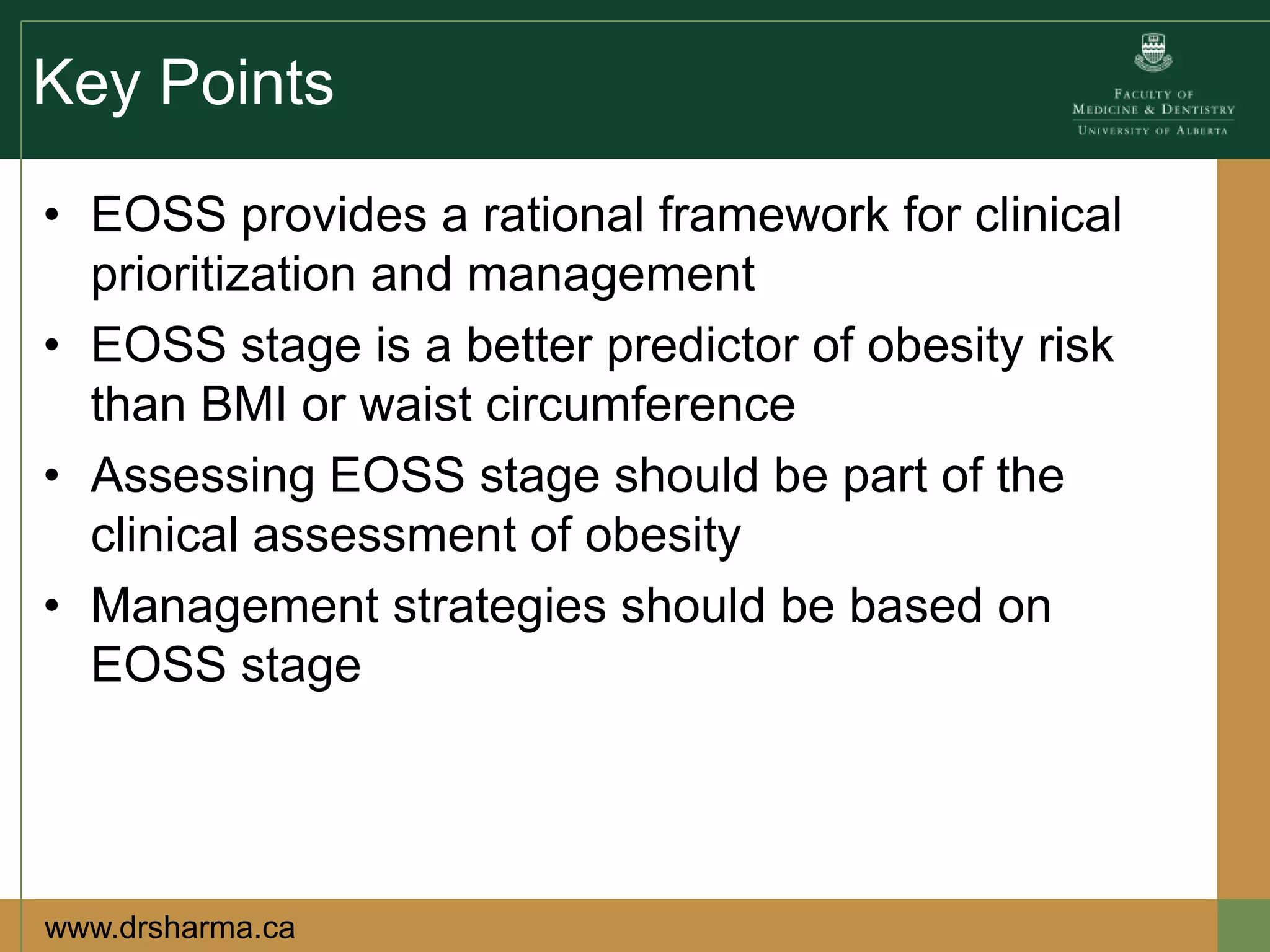 Edmonton obesity staging system | PPTX