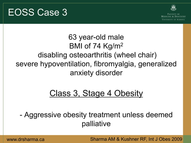 Edmonton obesity staging system | PPTX