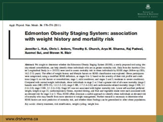 Edmonton obesity staging system | PPTX