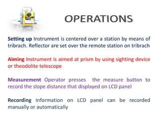 Electronic distance measurement (EDM) | PPTX