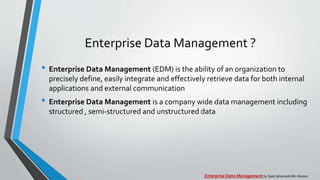 Enterprise Data Management | PPTX