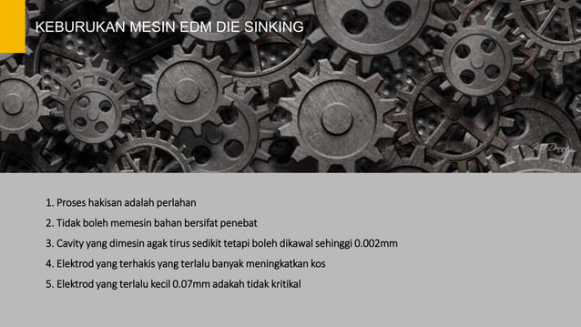 MPI 3023 MESIN EDM DIE SINKING | PPTX